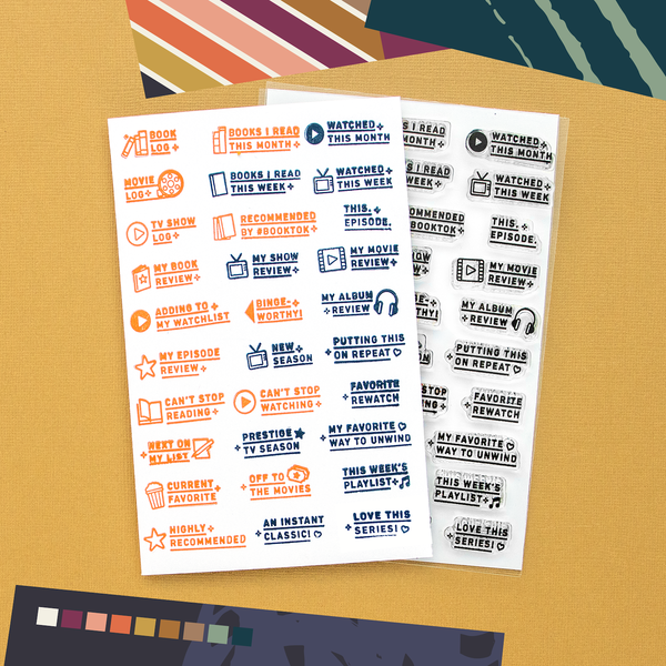 Media Prompts - 4x6 Clear Stamp Set – Everyday Explorers PH